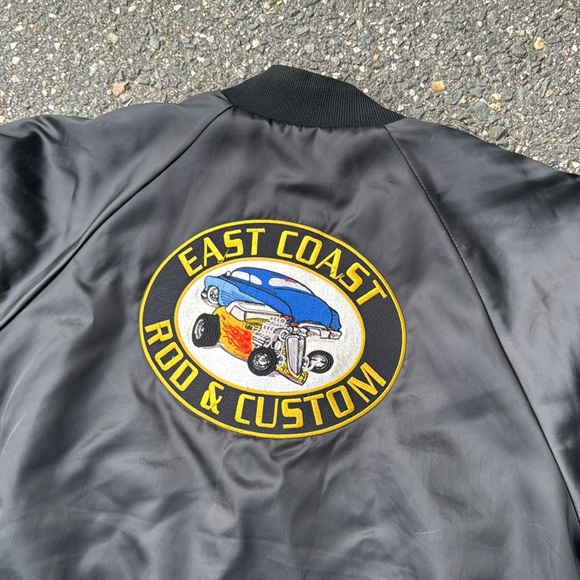 Jackets & Coats | Vintage East Coast Rod And Custom Bomber Jacket Xl ...
